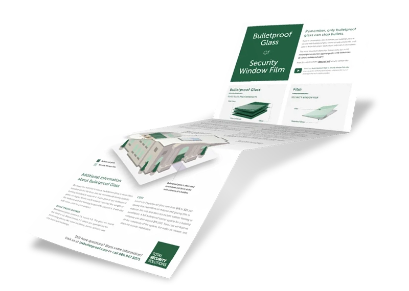 FREE “Security Window Film or Bulletproof Glass” Infographic | TSS
